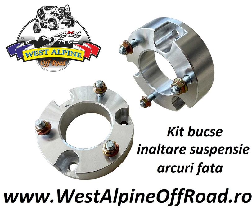 Bucse arcuri HILUX, NAVARA D22 D40, RANGER, D-MAX, L200-inaltare +5 cm ...