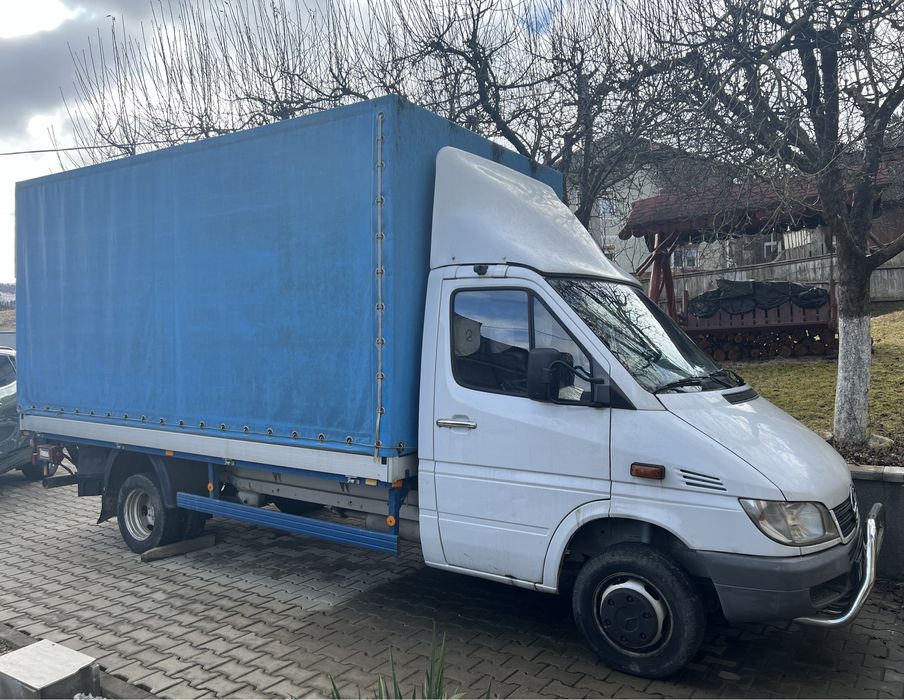 Mercedes Sprinter 411 CDI cu lift si prelata Campeni • OLX.ro