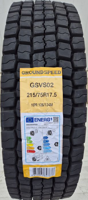 215/75 R17.5, 126M, GROUNDSPEED GSVS02 16PR, Anvelope tractiune M+S ...