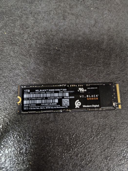 SSD m2 nvme WD black sn850 1TB Bucuresti Sectorul 2 • OLX.ro