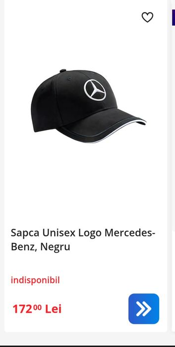 Sapca Unisex Logo Mercedes-Benz Constanta • OLX.ro