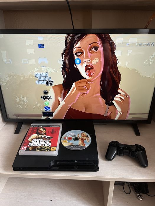 Ps3 slim перфектен гр. Айтос • OLX.bg