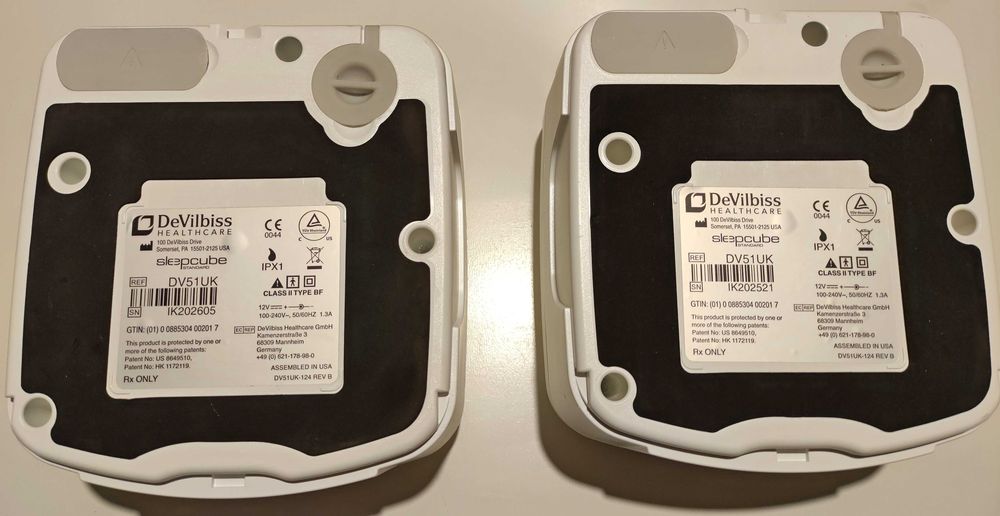 DeVilbiss SleepCube Standard CPAP апарат срещу сънна апнея, 2 броя гр ...