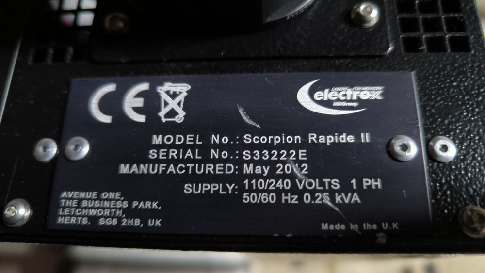 Aparat industrial pentru gravat cu fiber laser Scorpion Rapide by Elec ...