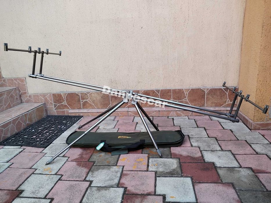 Rod pod Quad Pod HAKUYO Full metal silver cu 3 sau 4 posturi model 145 ...