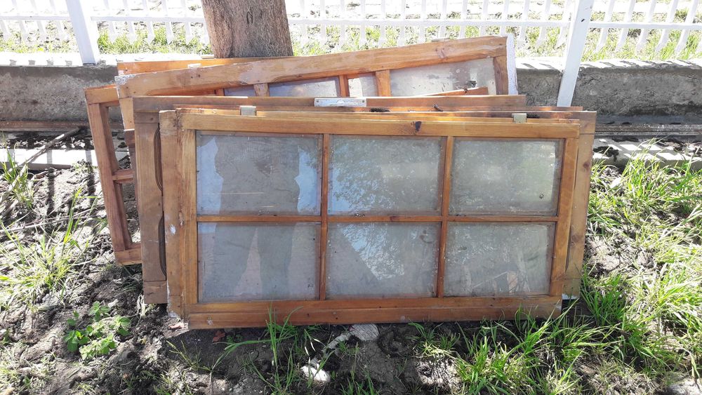 Ferestre duble, deschidere tripla in toc de lemn Iasi • OLX.ro