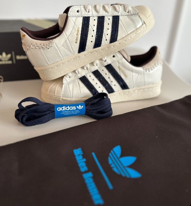 Adidas Super Star x Wales Bonner White Croc Model Rar- 100% original ...