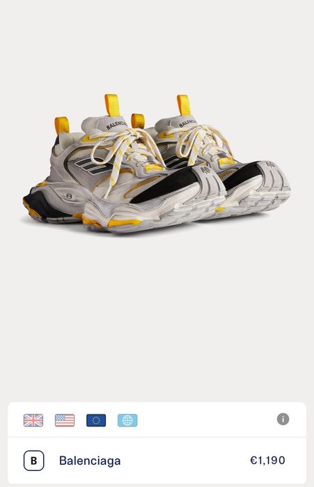 Balenciaga cargo 39 сникърси Баленсиага оригинални! гр. София 7-ми 11 ...