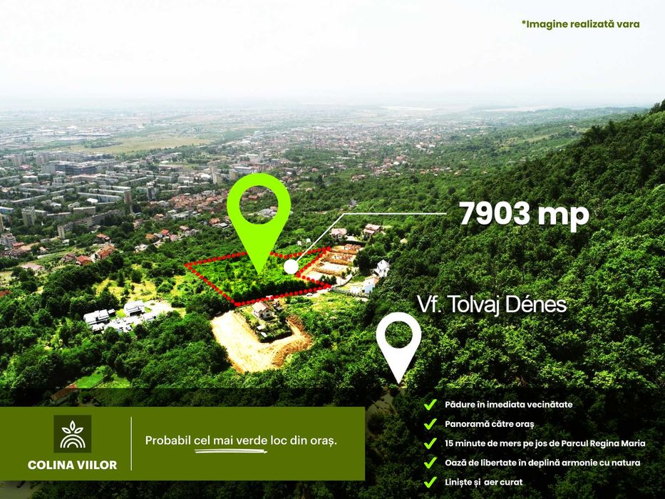 TEREN DE VÂNZARE-Colina Viilor, în cel mai verde loc din oraș! Baia ...