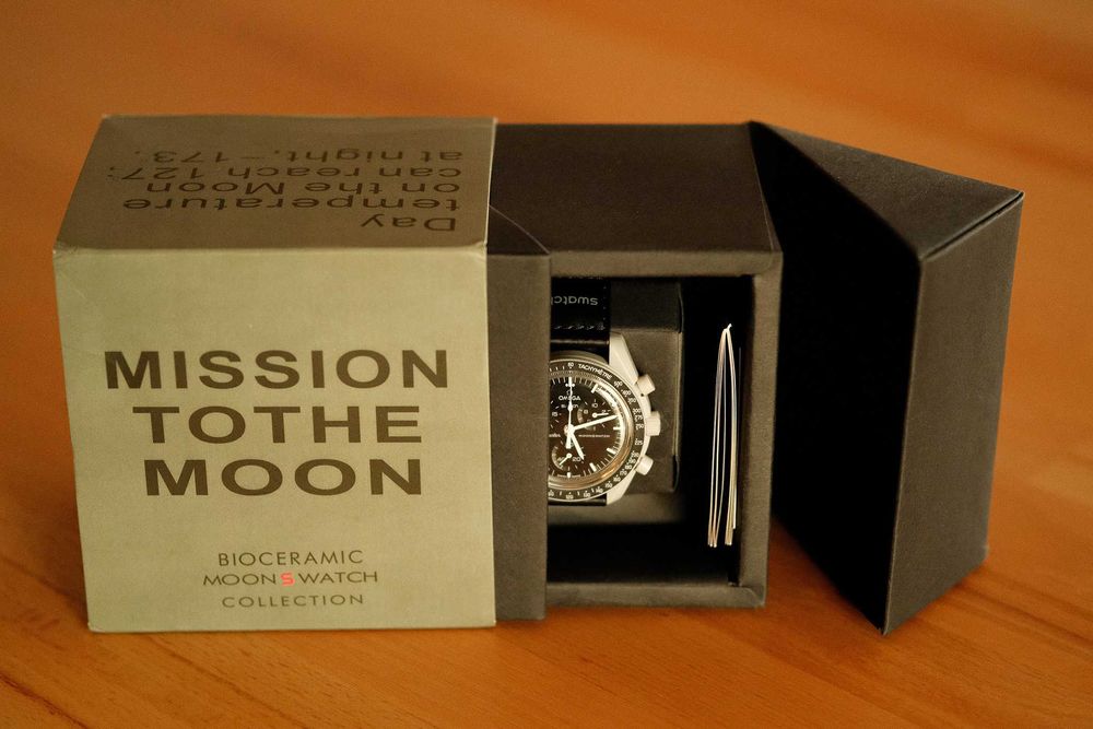 Omega x Swatch MoonSwatch REP - Mission to the Moon Bran • OLX.ro