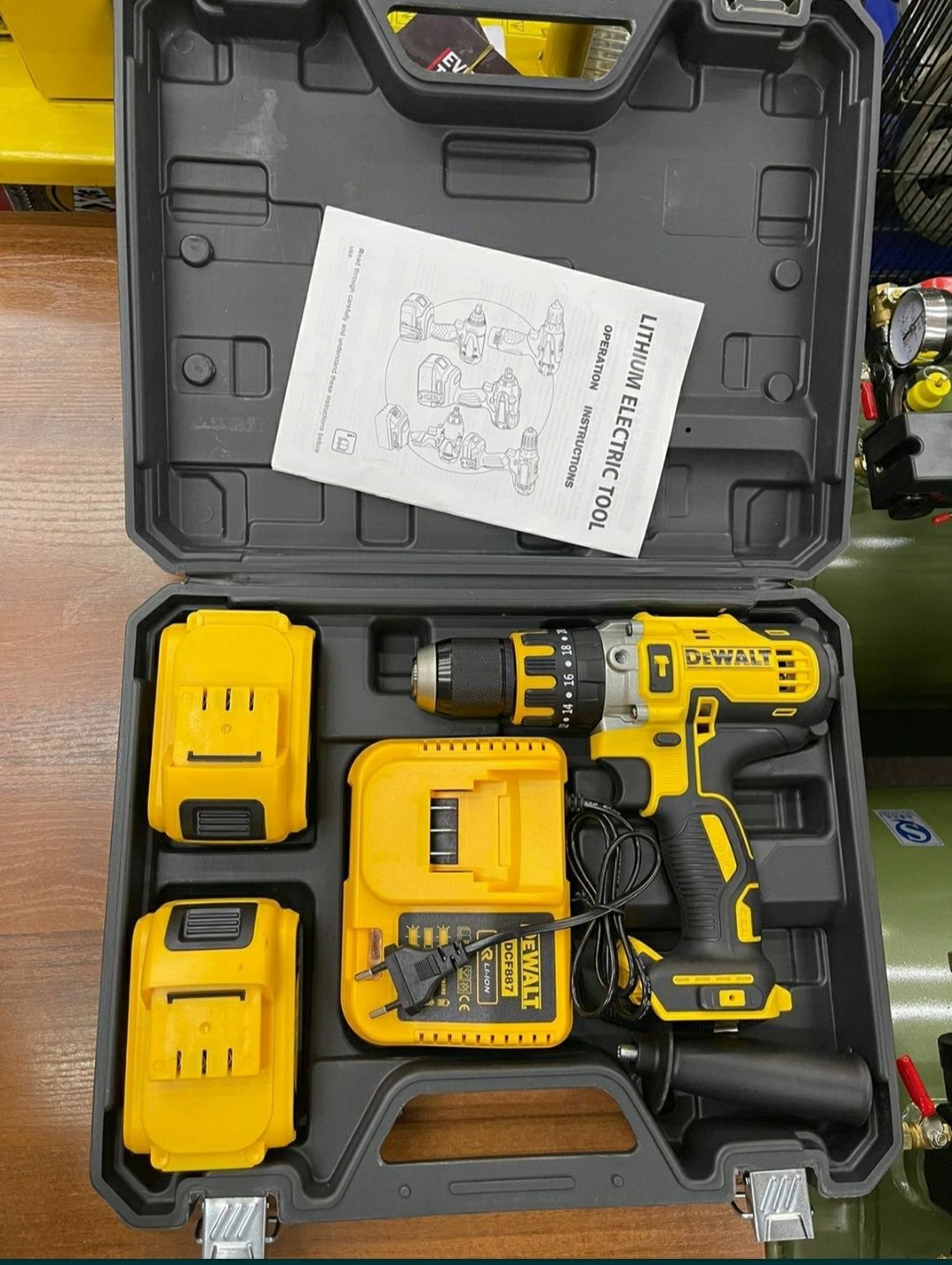 Шуруповерт DeWALT 2в1 шуруповерт+ледобур акумуляторная ударная дрель ...