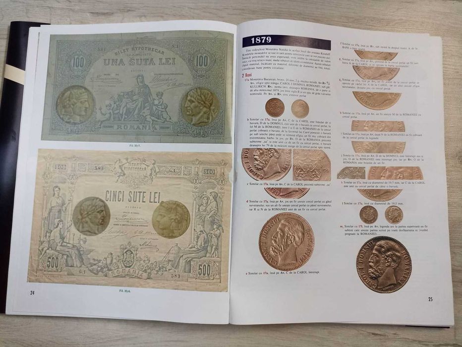 Noul catalog pt bancnote & monede romanesti 1867-2004 , 274 pag. color ...