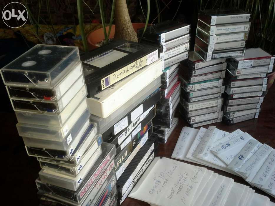 Casete Video pe DVD / stick .VHS vhsc hi8 di,gital8 8mm mini dv 2 Cluj ...