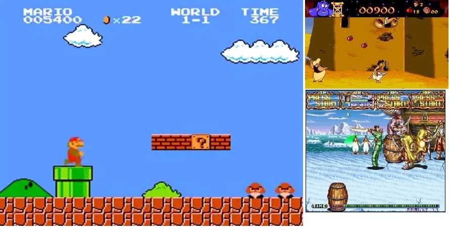 Consola portabila gaming, procesor Cortex-A7 pana la 1.2GHz, ddr 256MB ...