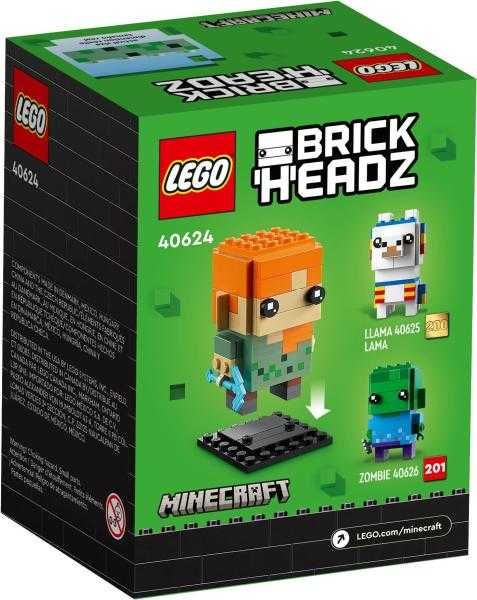 LEGO 40624 BrickHeadz Minecraft Alex - NOU Original SIGILAT Targu-Mures ...