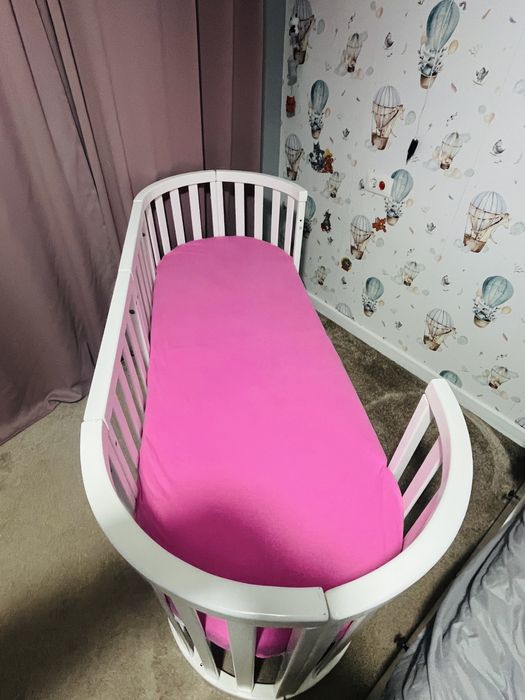 Patut bebe rotund/oval Mon Amie 9 in 1 alb Ilfov Magurele • OLX.ro