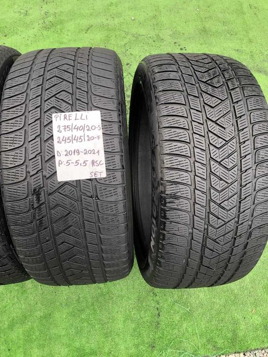 Anvelope iarnă 245/45/20 Față + 275/40/20 Spate Pirelli RSC* Suplacu de ...