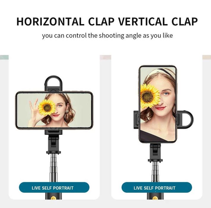 Селфи стик K10S с огледало/светкавица/дистанционно-70см телескопичен гр. София Център • OLX.bg