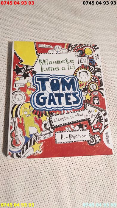 Carte carti TOM GATES citeste si razi vol 1 l. pichon Bucuresti ...