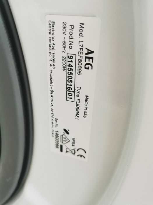 НАМАЛЕНИЕ! Пералня AEG Lavamat 7000 series 9 кг. А++ гр. Бургас Меден рудник - зона Г • OLX.bg