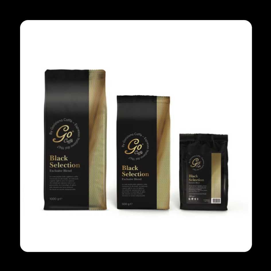 Кафе Go Caffe модел Black Selection златен медал 1кг зърна внос ИТАЛИЯ
