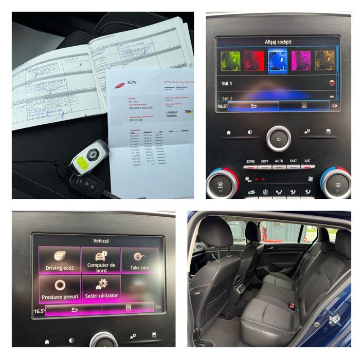 Renault Megane 4 , 1.5 dci 110 cp ,182.000km Carte service, RDW Km !! Ploiesti • OLX.ro