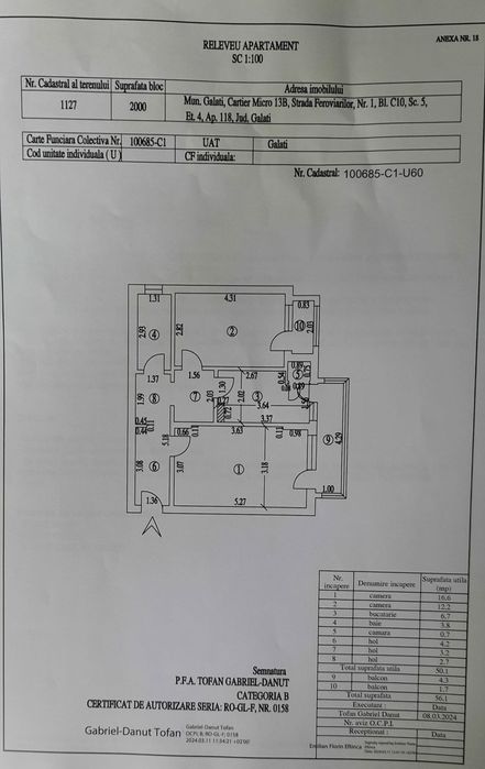 Persoană Fizică Apartamente de Vânzare din Galați Anunț direct de la ...