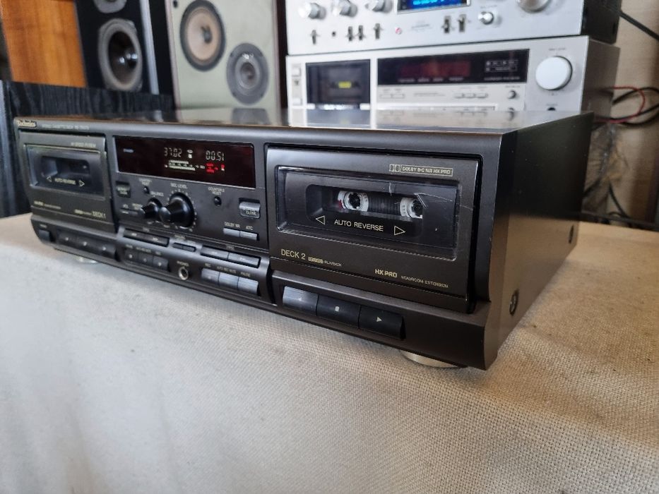 Dublu Deck Technics RS-TR 575. Dublu Rec/Auto-Reverse, Dolby B, C., HX Arad • OLX.ro