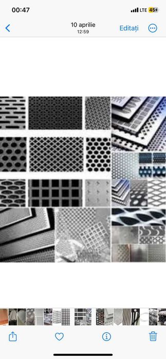 Tabla din Inox si Aluminiu cu striatii si perforatii Slanic • OLX.ro