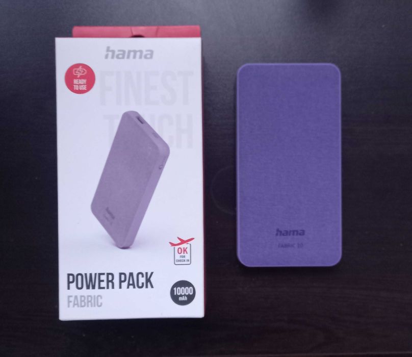Hama-външна батерия- 10000 mAh-Power Pack "Fabric 10" гр. Костинброд ...