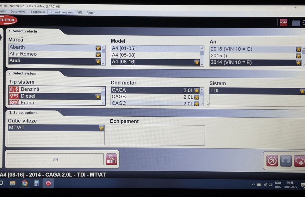 Tester auto delphi DS150e multimarca GOLD cu BLUETOOTH si usb Petru ...