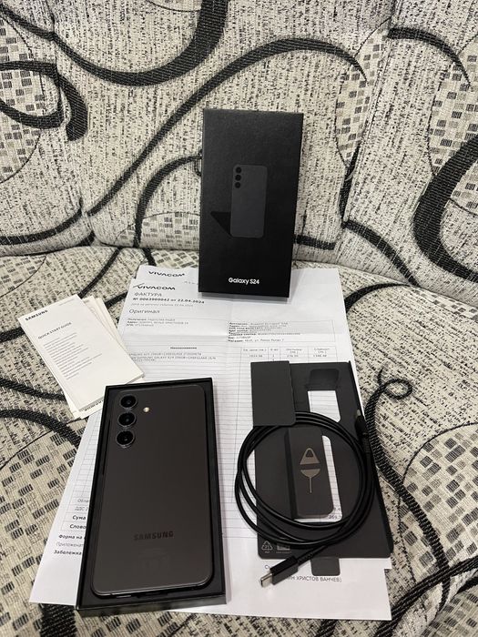 256GB Samsung S24 Vivacom Гаранция 2026г.Black/ Черен гр. Русе Център • OLX.bg