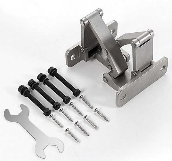 Set balamale pentru uși grele 200Kg de beci placate cu gresie / piatra ...