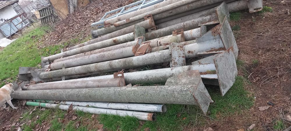 Stalpi metalici hala / magazie / sopron agricol. Oltenita • OLX.ro