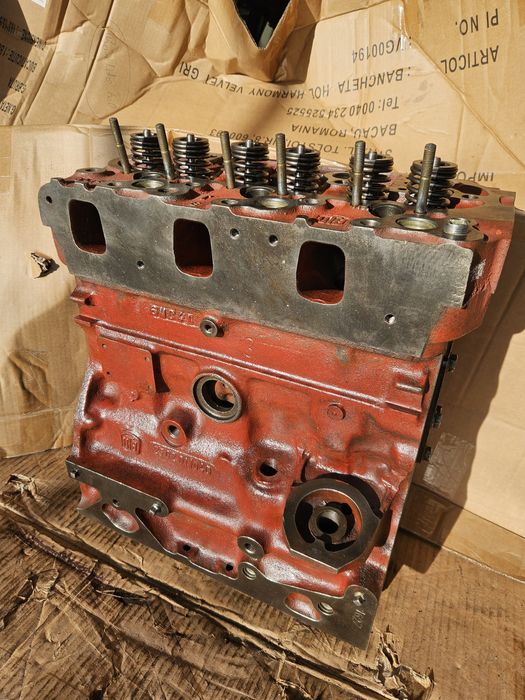 Bloc motor tractor fiat u445 3 cilindri 102mm nou romanes Poiana Brasov ...