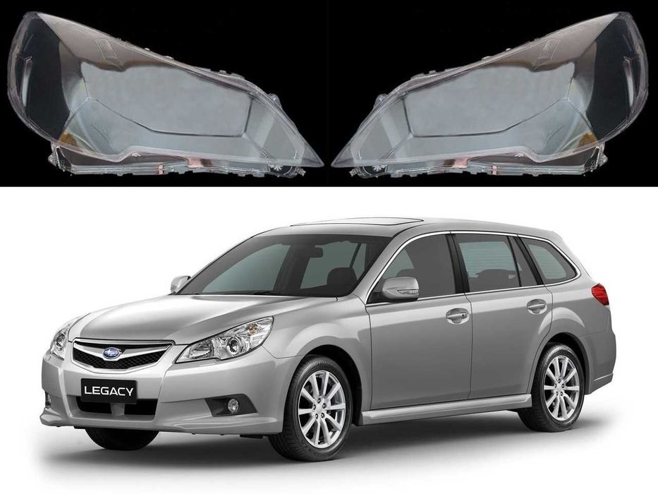 Комплект Стъкла за фарове на Subaru Outback MK5, Legacy MK5/Субару гр ...