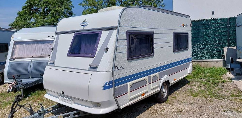 Rulota HOBBY de luxe 440 cu pat matrimonial si dus Cluj-Napoca • OLX.ro