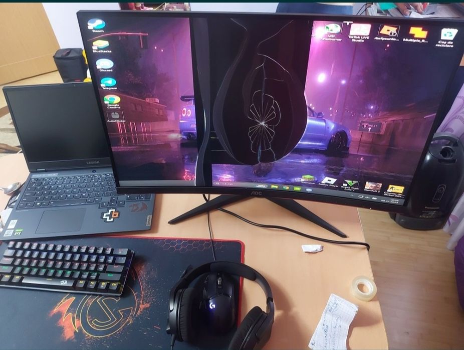 Monitor calculator gaming AOC Targu Jiu • OLX.ro