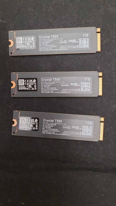 SSD, Crucial, T500, 1TB, PCIe, Gen4, NVMe, M.2 SSD, CT1000T500SSD8 Iasi • OLX.ro