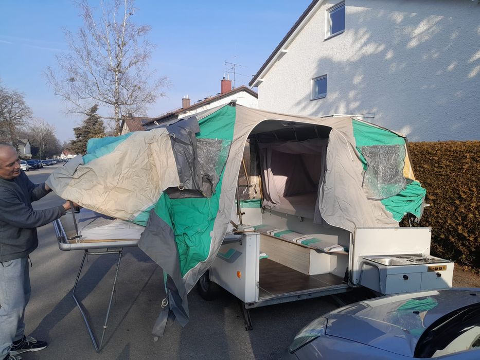 Remorca pliabila cort, rulota, autorulota Holboca • OLX.ro