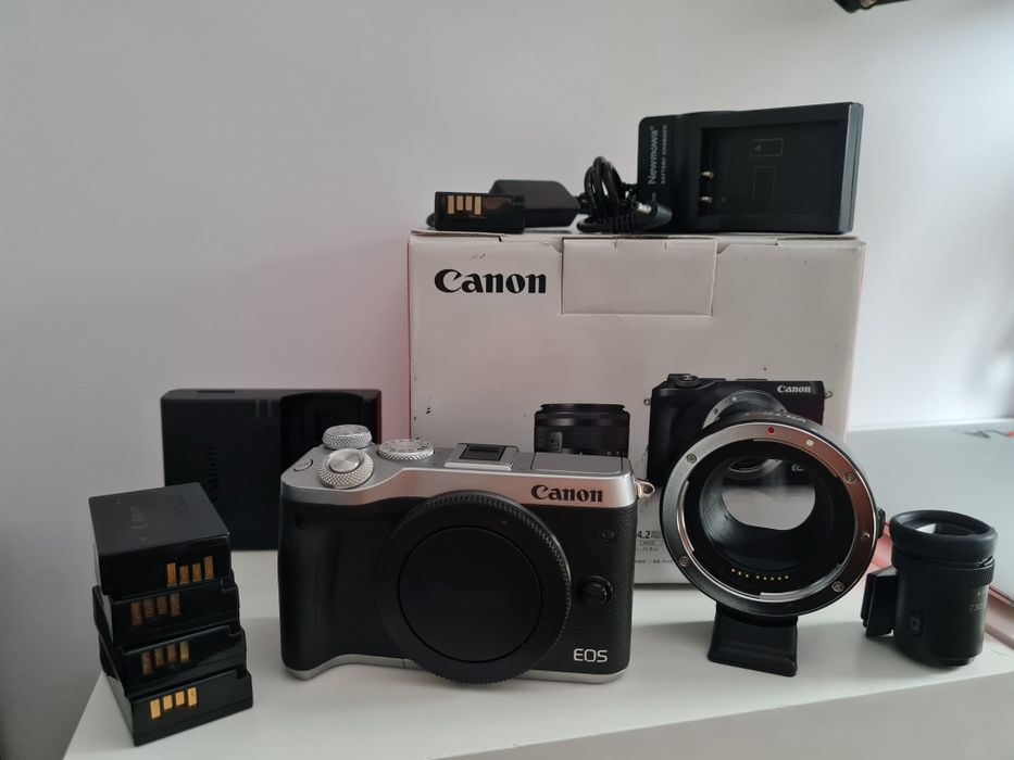 Canon M6 mirrorless la cutie ca Nou, Complet Iasi • OLX.ro