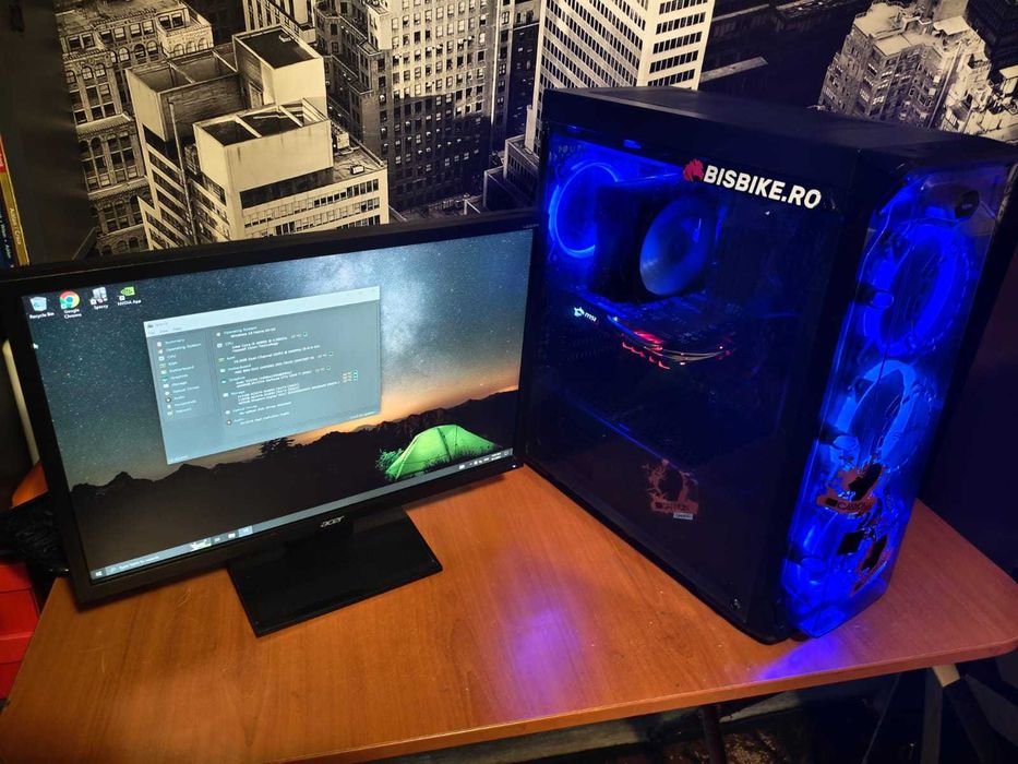 PC Gaming i5 + GTX 1050 Ti, 16GB RAM, Monitor – gata de folosit! Targu ...
