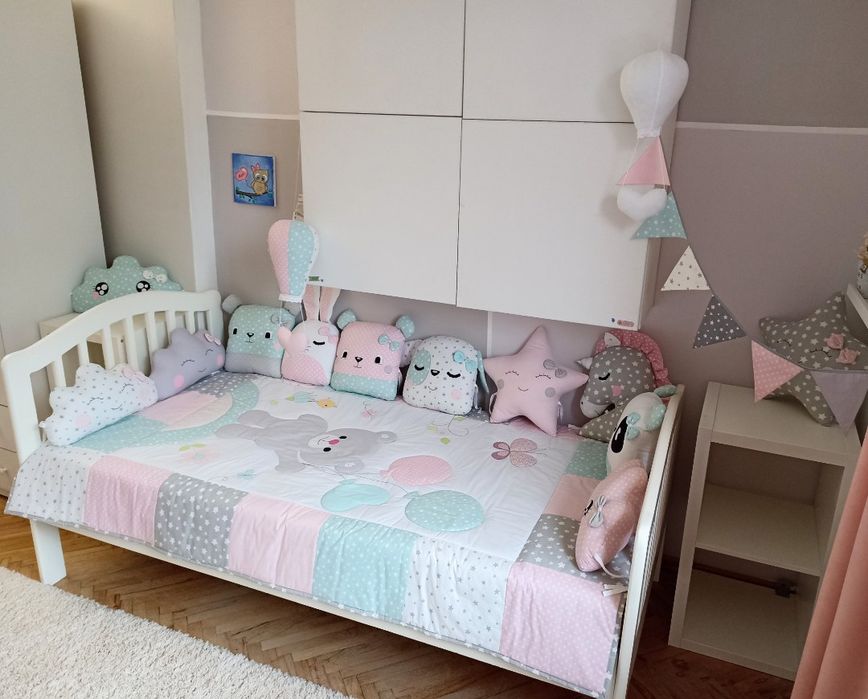 Бяло дървено легло 190/90см гр. Русе Търговия на едро • OLX.bg