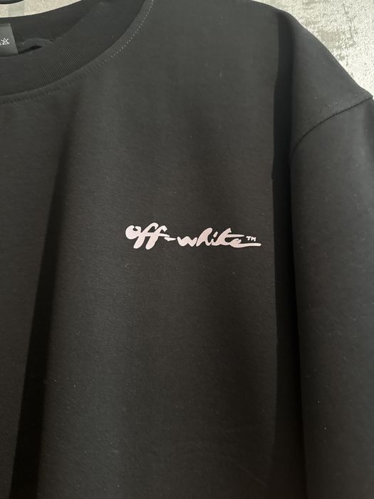 Tricou cu imprimeu Off White fit oversize Ciorogarla • OLX.ro