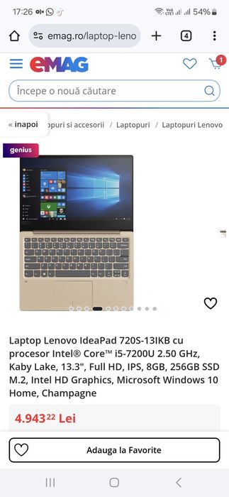 Laptop lenovo i5 Bucuresti Sectorul 6 • OLX.ro