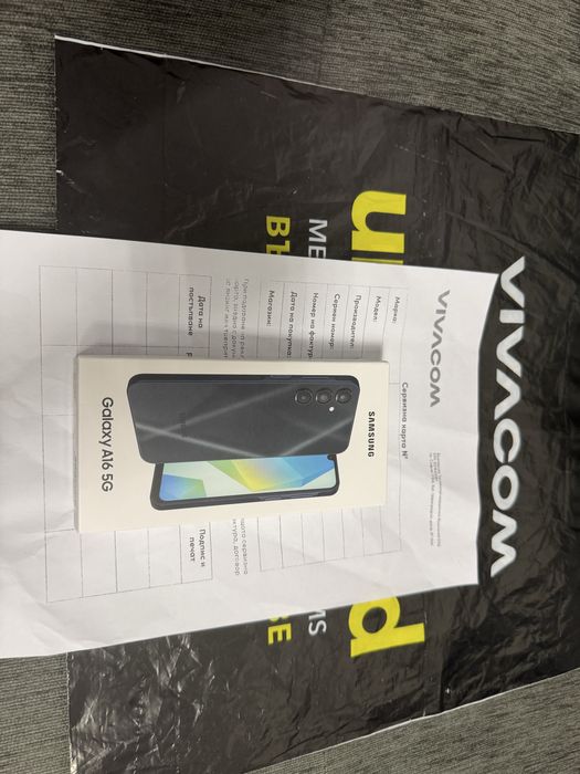 ЗАПЕЧАТАН 128GB Samsung A16 5G Гаранция Vivacom до 2027 Черен Black гр. София Младост 1 • OLX.bg