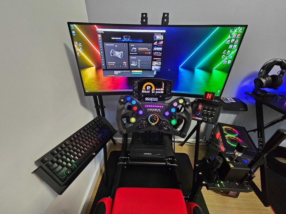 Simulator Simrig complet Moza cu Volane Buzau • OLX.ro