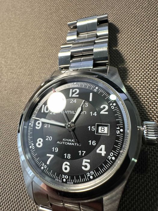 Oferta! Ceas Hamilton Khaki Field Automatic 42 mm nou cu garantie ...