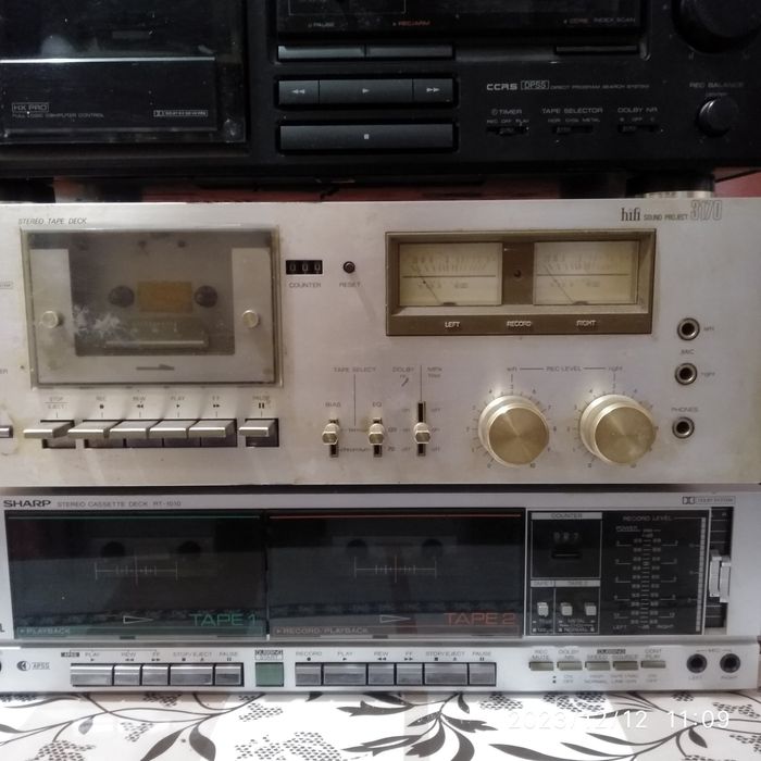Casetofon / Deck Sharp RT- 1010h / DUX SR3170 / 33 / Kenwood KX 2020 ...