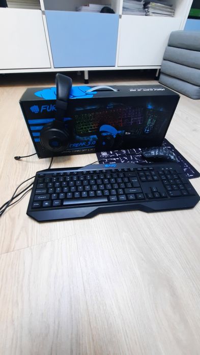 Set gaming fury 4 în 1 Runcu • OLX.ro